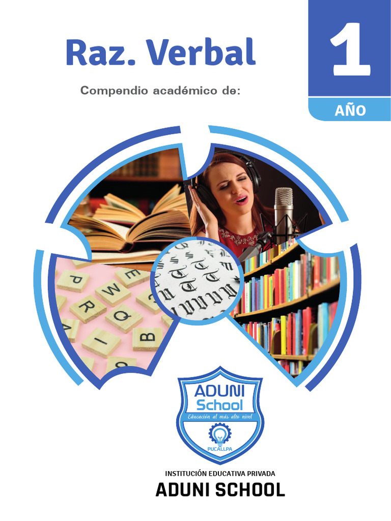 Aduni 1sec Raz Verbal | PDF | Palabra | Lingüística