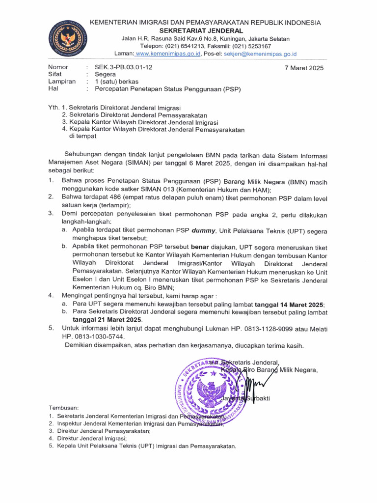 Percepatan PSP (2) | PDF