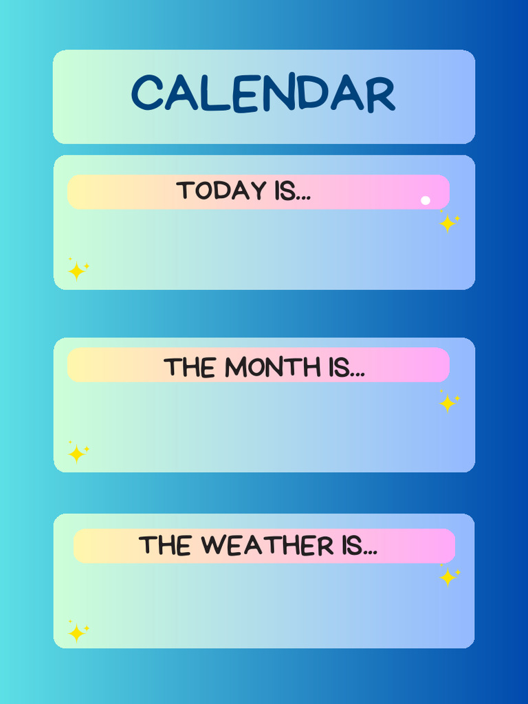 Daily Calendar Overview | PDF