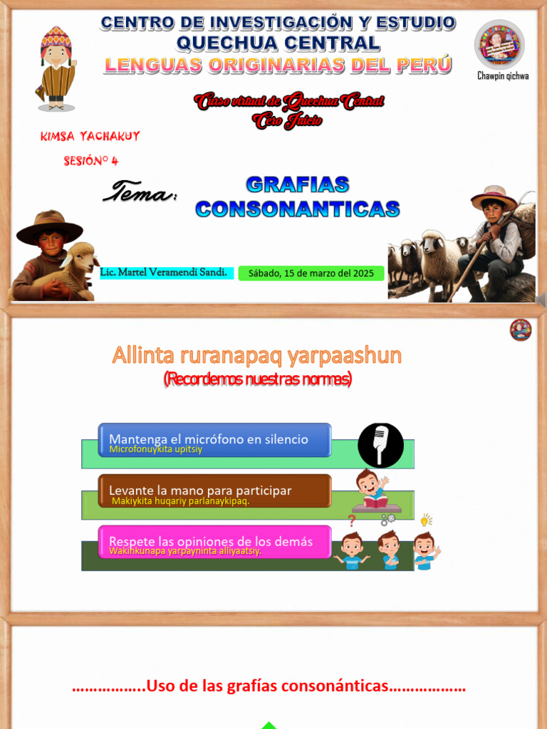 Grafías Consonánticas en Quechua Central | PDF | Comunicación humana ...