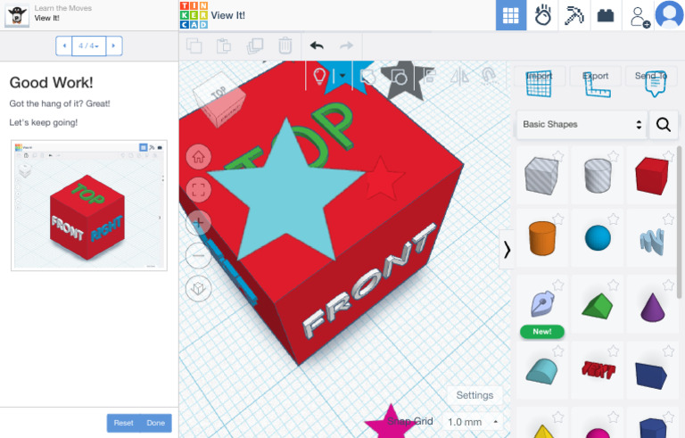 Tinkercad Design Tools Overview | PDF