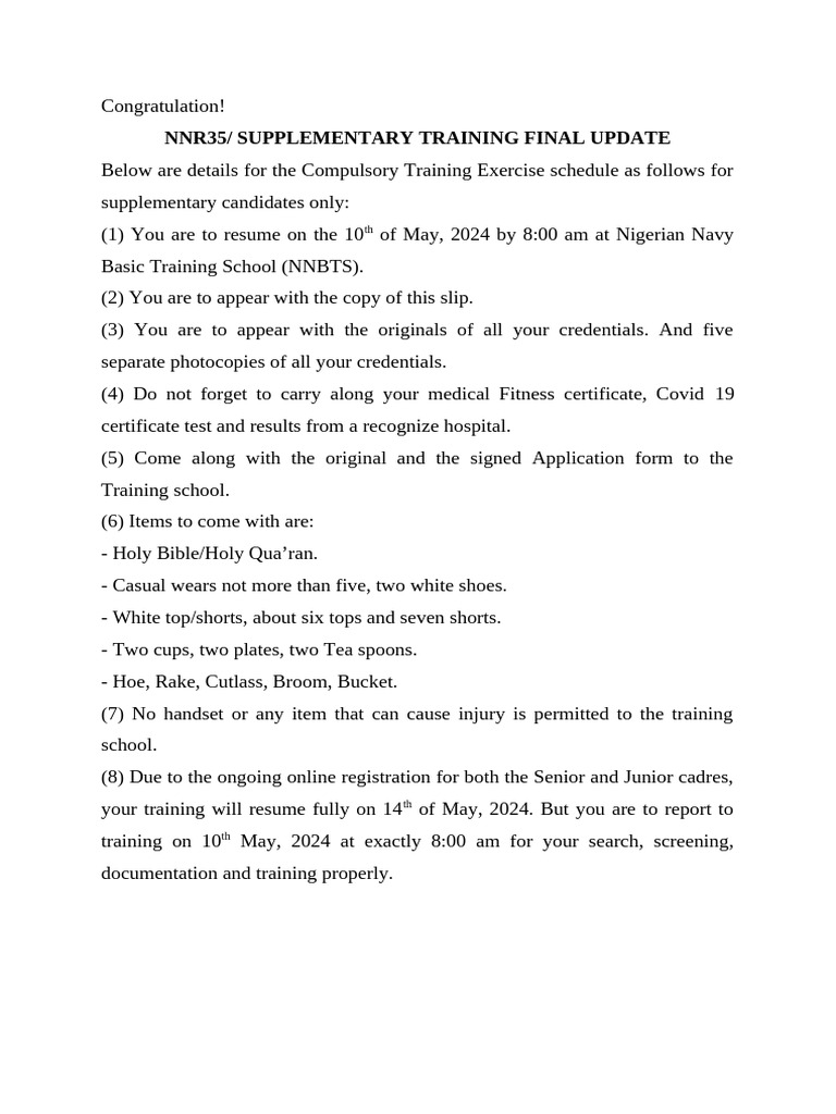 Notification Letter Pdf