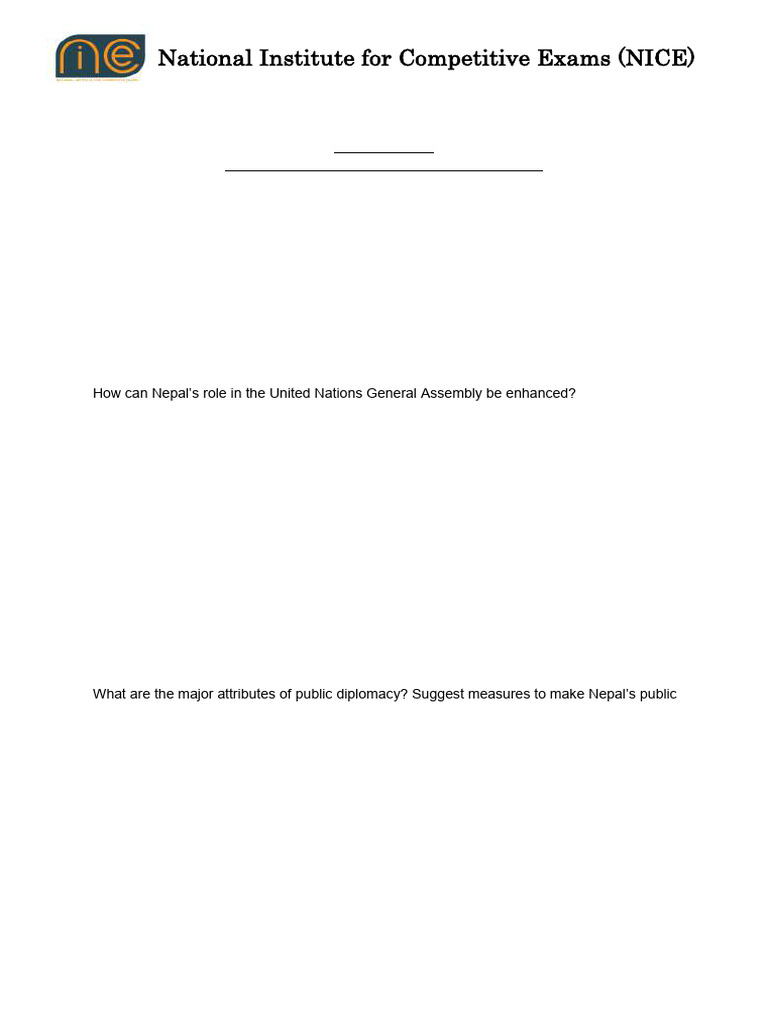 MOFA Exam Questions and Syllabus Overview | PDF