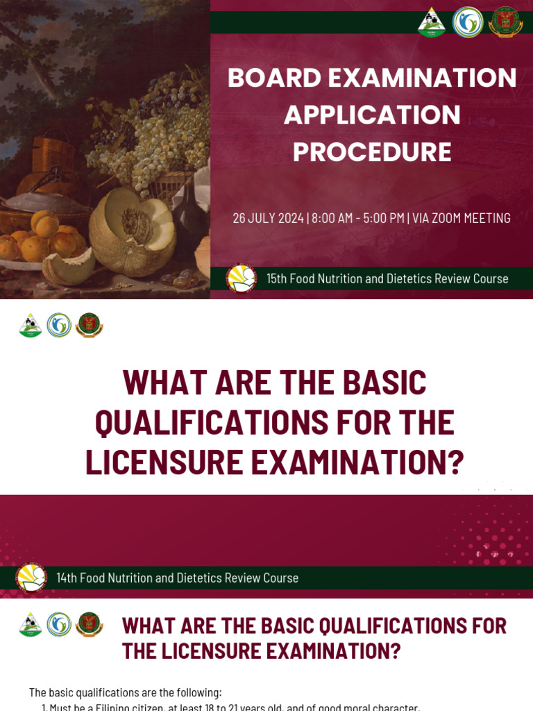 Food Nutrition Licensure Exam Guide | PDF | Dietitian
