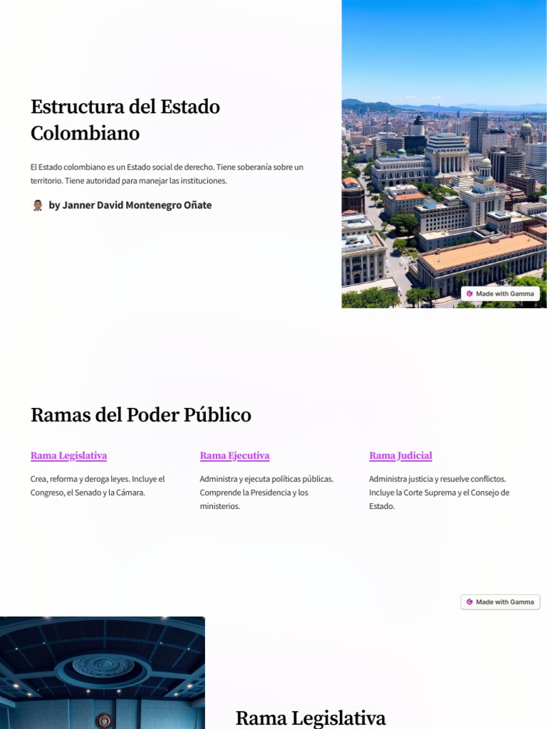 Estructura-del-Estado-Colombiano (1) | PDF