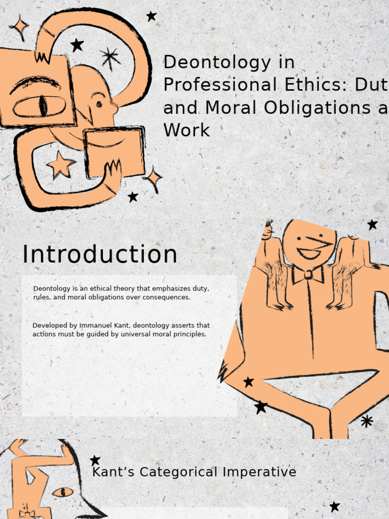 Deontology: Duty and Ethics in Work | PDF | Applied Philosophy