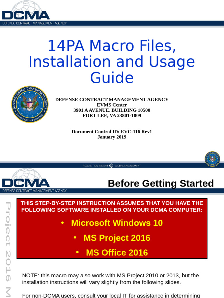 EVC-116 Rev5 14PA MSP 2016 Macro Files and Windows 10 Installation | PDF | Computer File ...