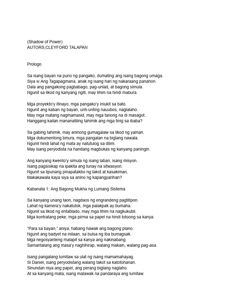 Shadow of Power | PDF