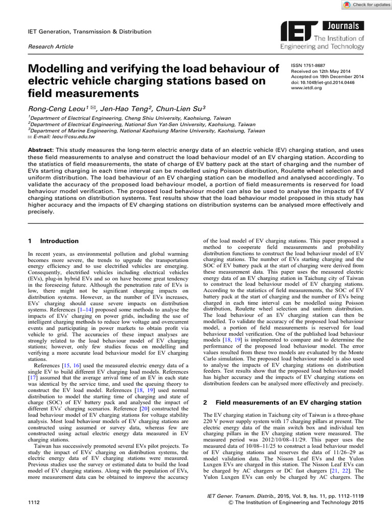 Iet Generation Trans Dist 2015 Leou Modelling And Verifying The