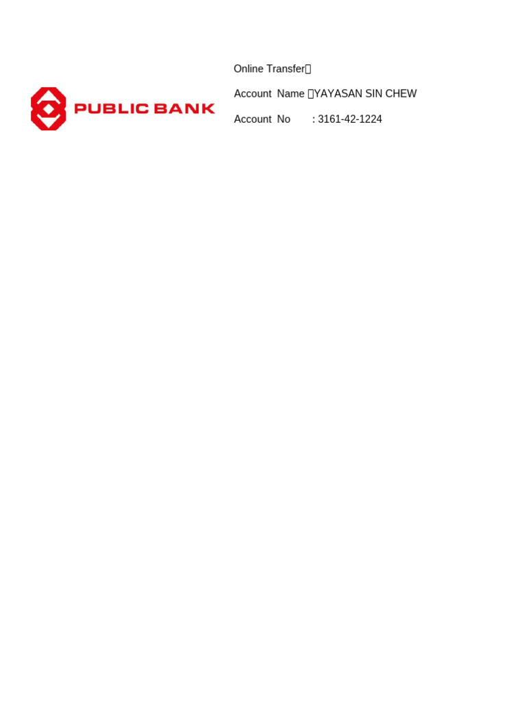 Website Bank details-FPX | PDF