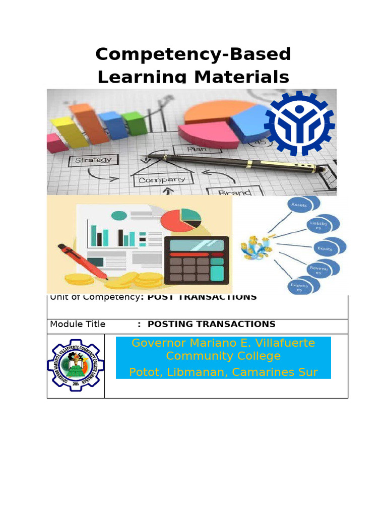 Core CBLM Bookkeeping | PDF | Debits And Credits | Bookkeeping