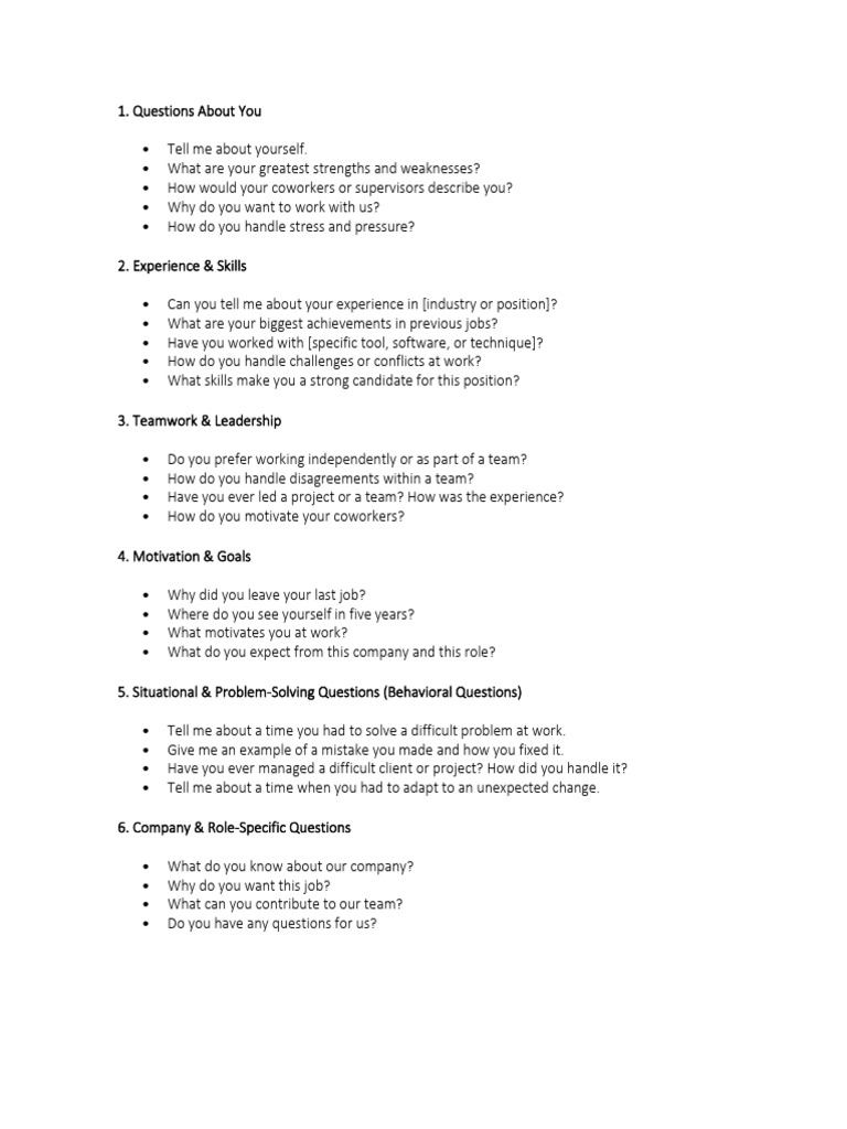 Job Interview | PDF | Engineering | Sustainability
