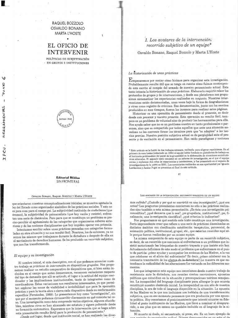 Biografía de Piera Romoli | PDF | Psicoanálisis | Sicología