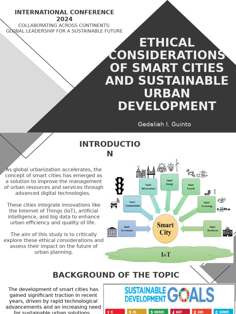 Ethical Issues in Smart Cities Development | PDF | Sustainability | Privacy