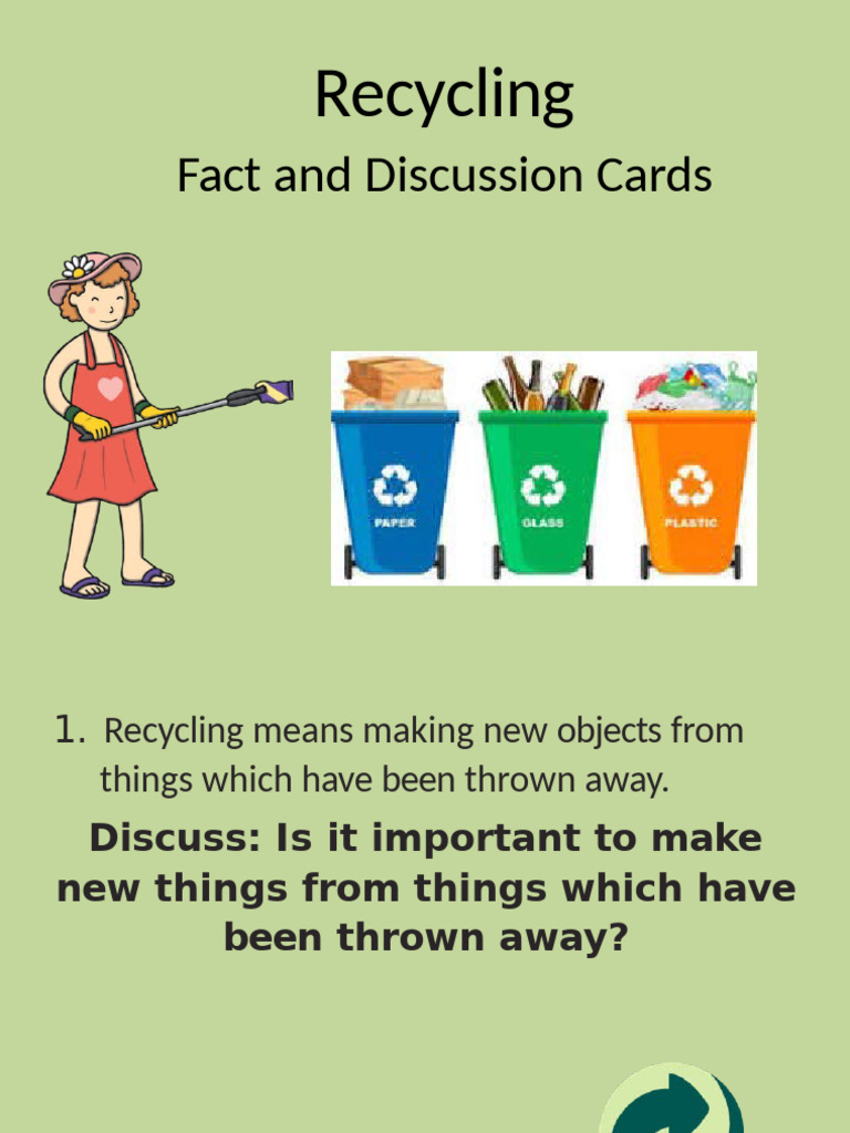 Recycling Facts and Discussion Points | PDF