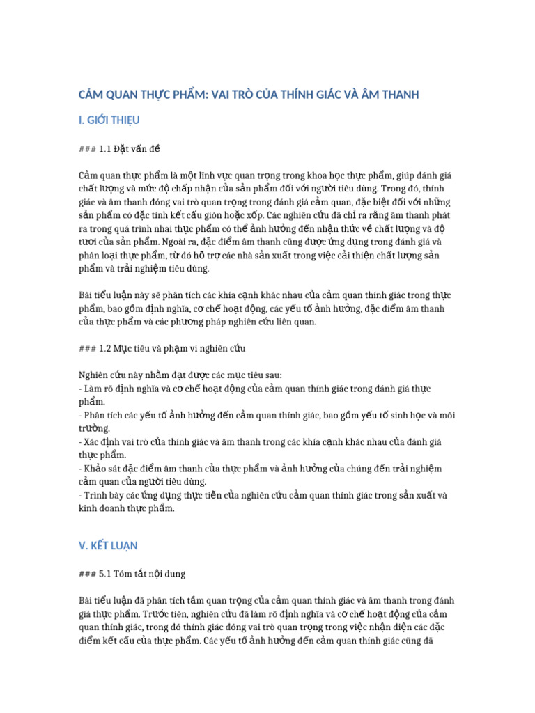 Cam Quan Thuc Pham | PDF