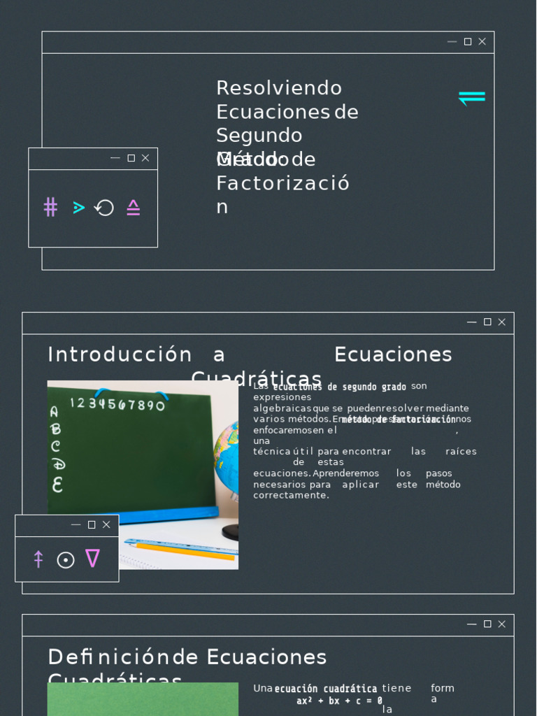 Dia Positivas n8 | PDF | Ecuaciones | Ecuación cuadrática