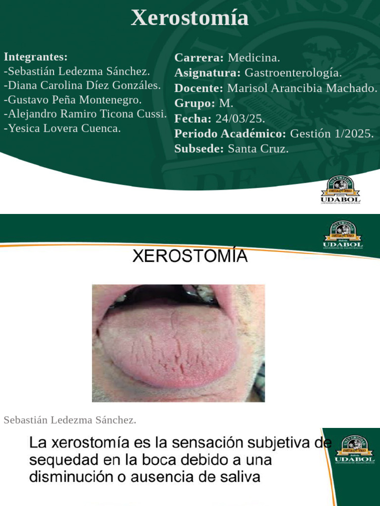 Xerostomía | PDF