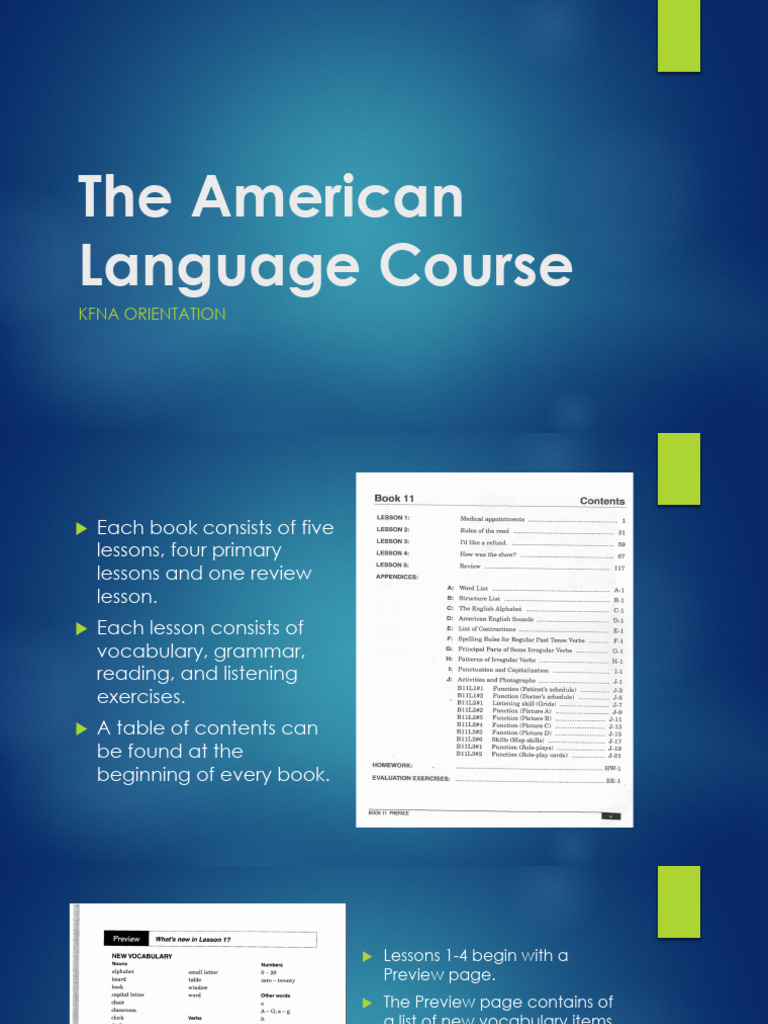 400 the American Language Course | PDF | Vocabulary | Grammar