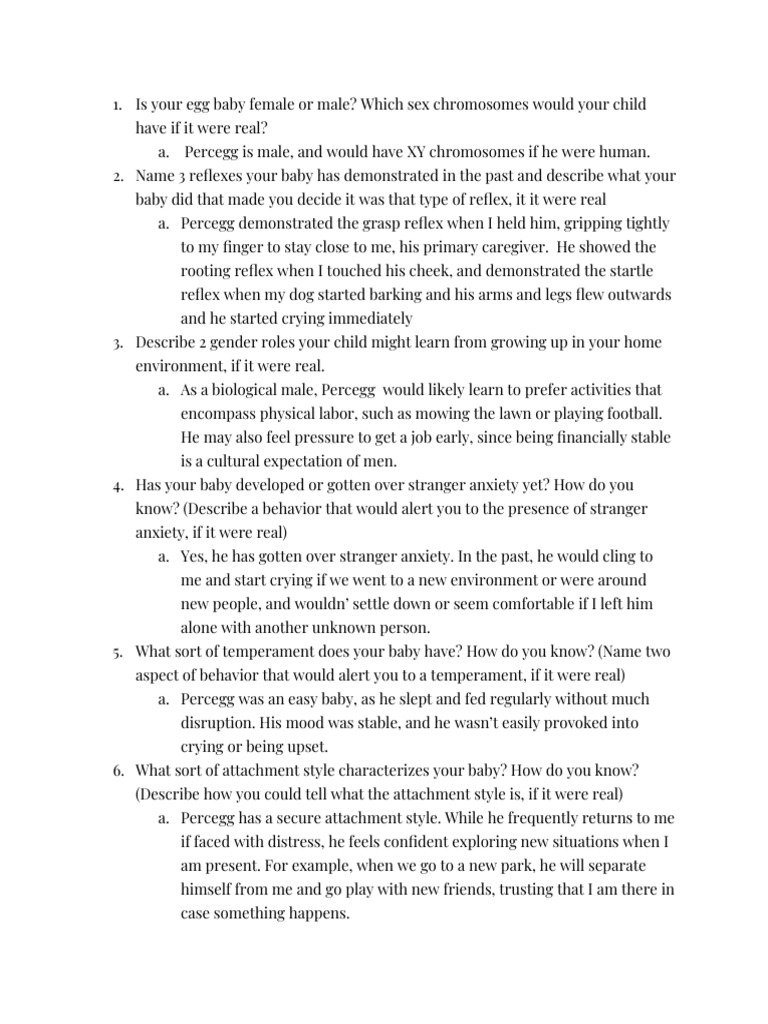 Rowan Eggsperiment Questions | PDF | Parenting | Social Psychology