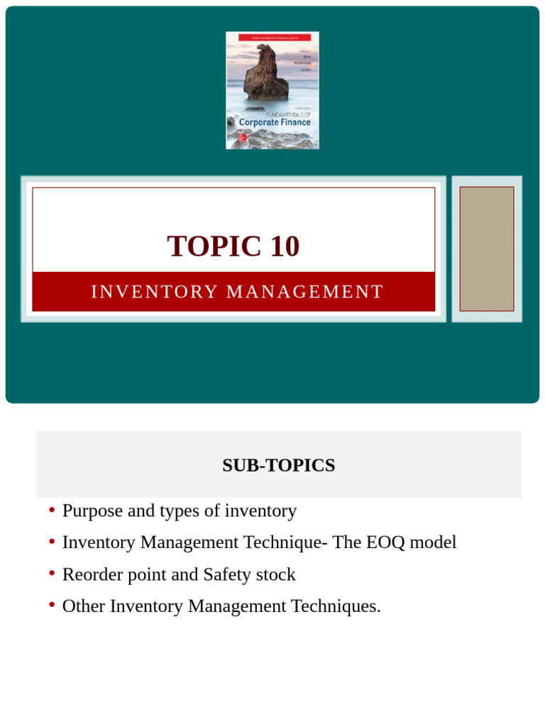 Safety Stock and Reorder Points Explained | PDF | Inventory | Economies