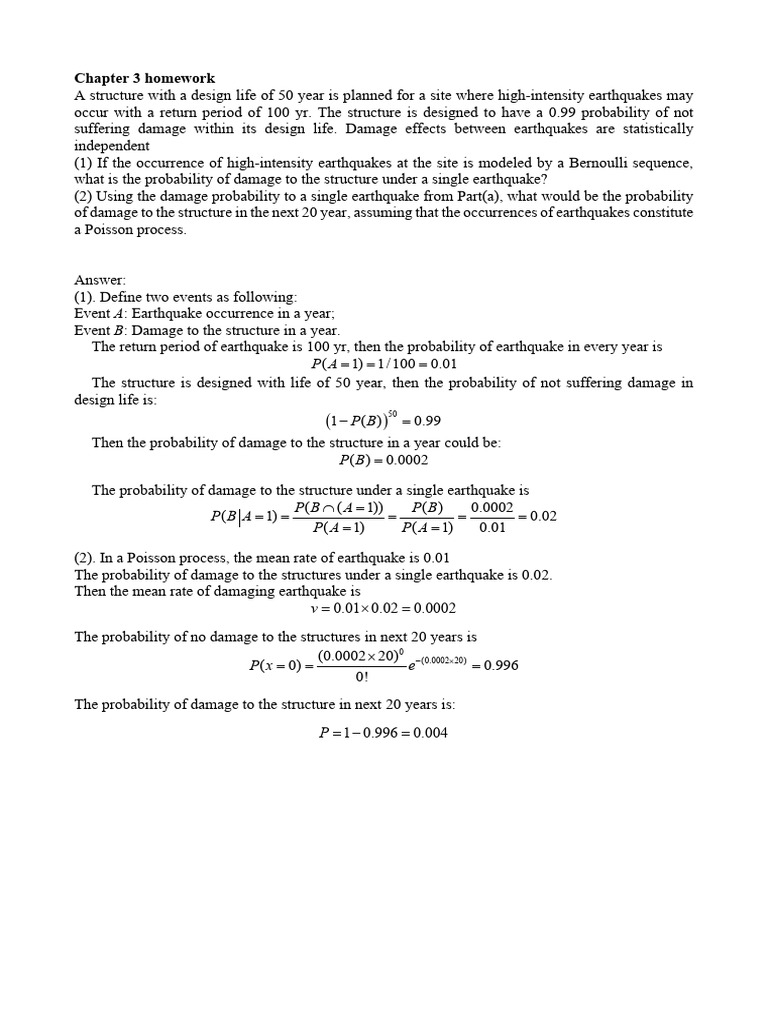 Chapter 3 Homework Answer | PDF