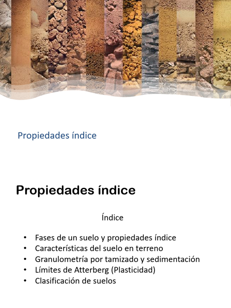 Propiedades Índice MSI-UCSC | PDF | Ciencias de la Tierra | Sedimentología