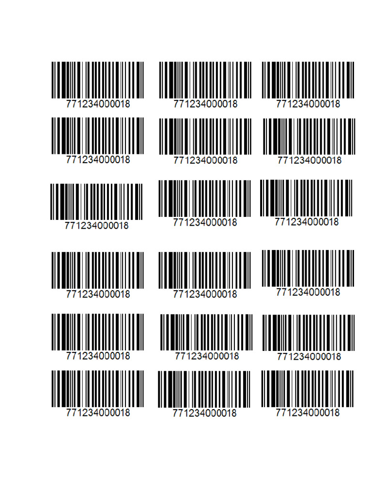 Codigo de Barras | PDF