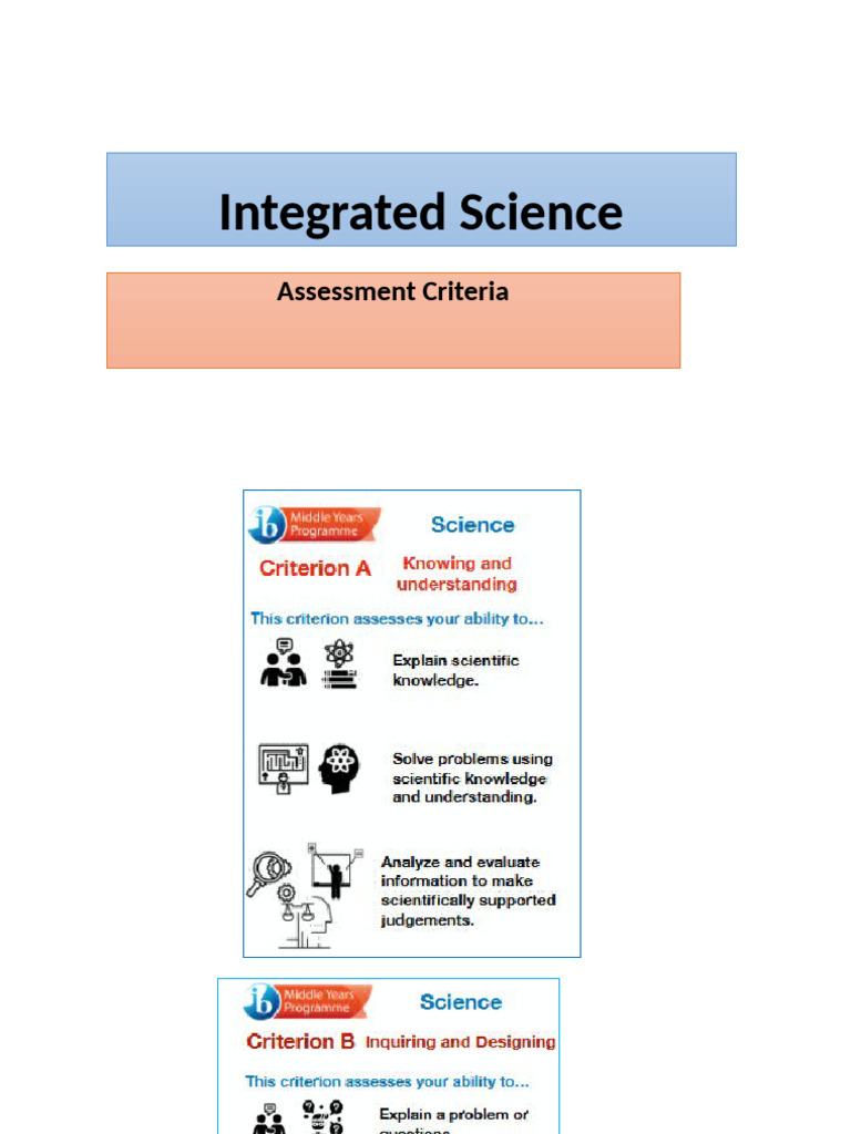 Assessment Criterias | PDF