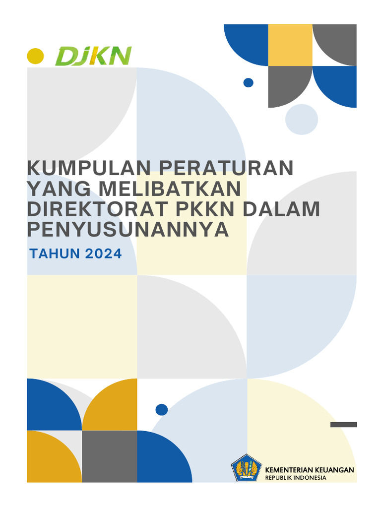 Kumpulan Peraturan Melibatkan DIt PKKN | PDF