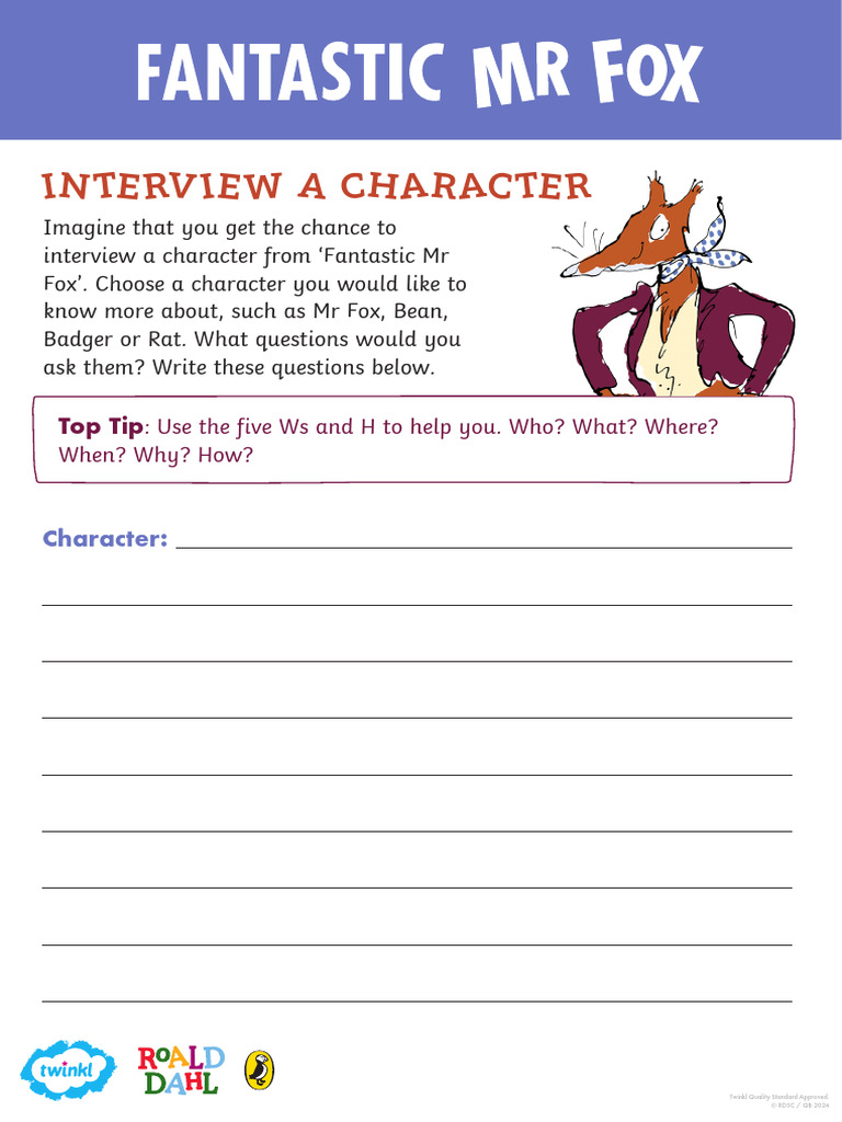 Interview a Character | PDF