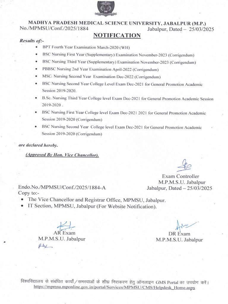 Final Uploading MPMSU 25 03 2025 | PDF | Health Sciences | Biology