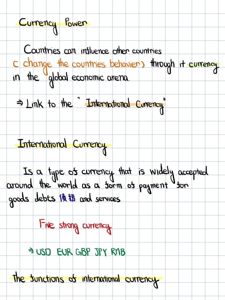 Understanding International Currency Dynamics | PDF | Renminbi | Currency