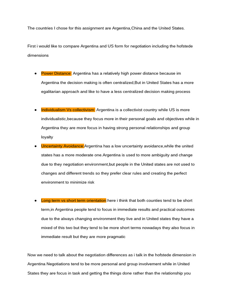 Assignment Negotiation Week 6 | PDF | Human Communication | Psychology