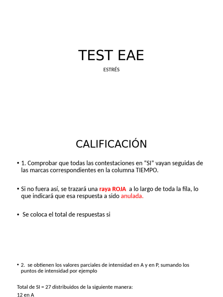 TEST EAE | PDF
