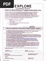 Explore Program Authorization Form | PDF | Marriott International ...
