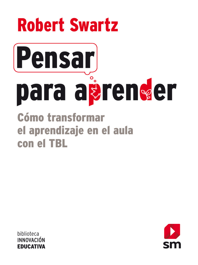 Pensar para Aprender - Robert Swartz | PDF | Pensamiento | Metacognición