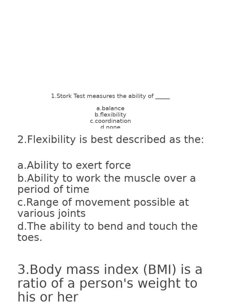 Pe Quiz | PDF