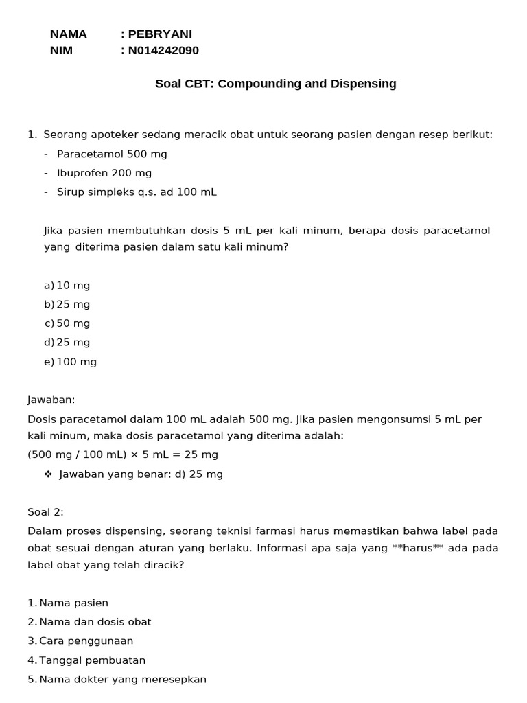 soal_cbt_compounding | PDF