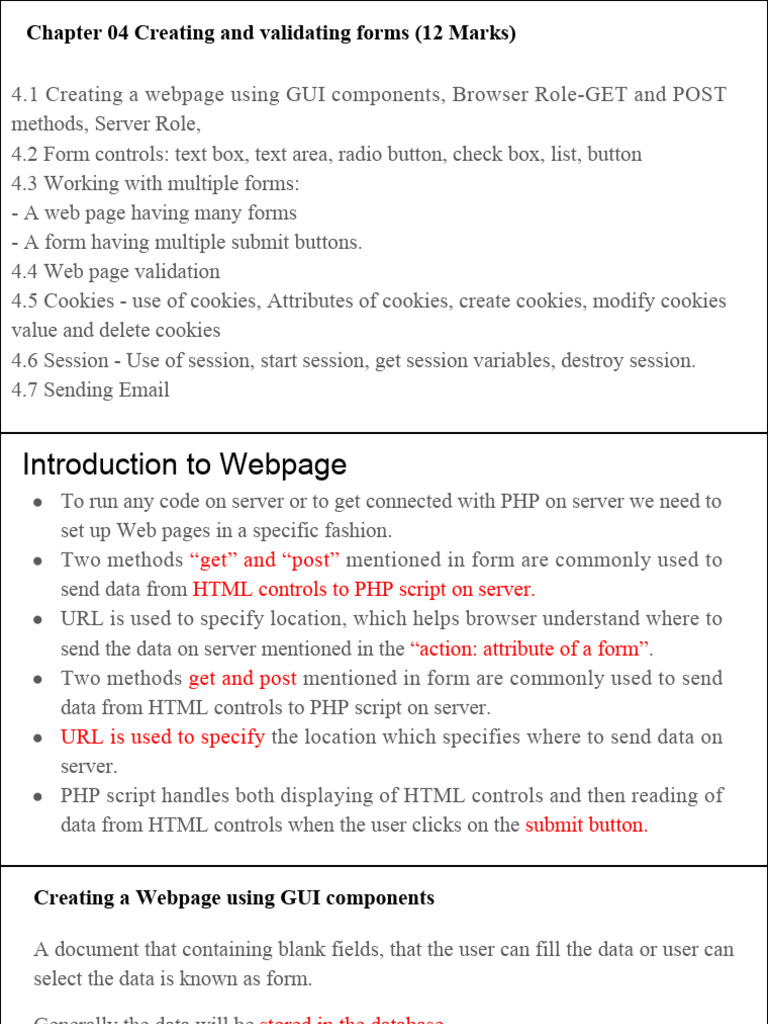 Chapter04 Full Discription | PDF | Http Cookie | World Wide Web