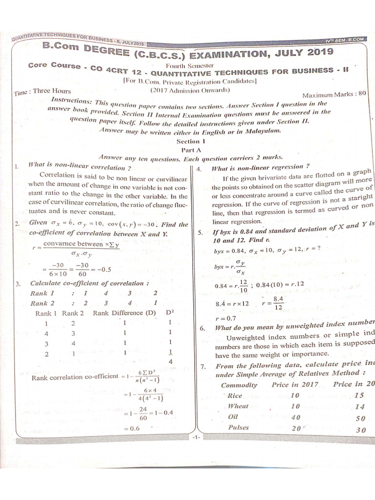 QT 2 Answer Scheme 2022 | PDF
