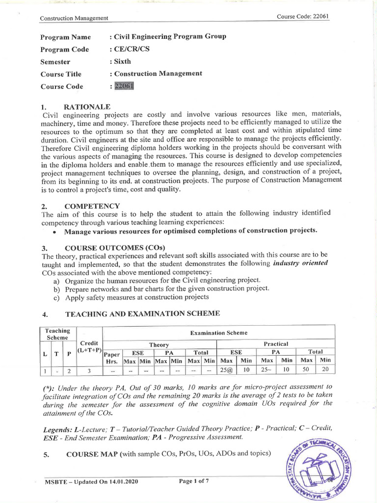 Construction Management | PDF