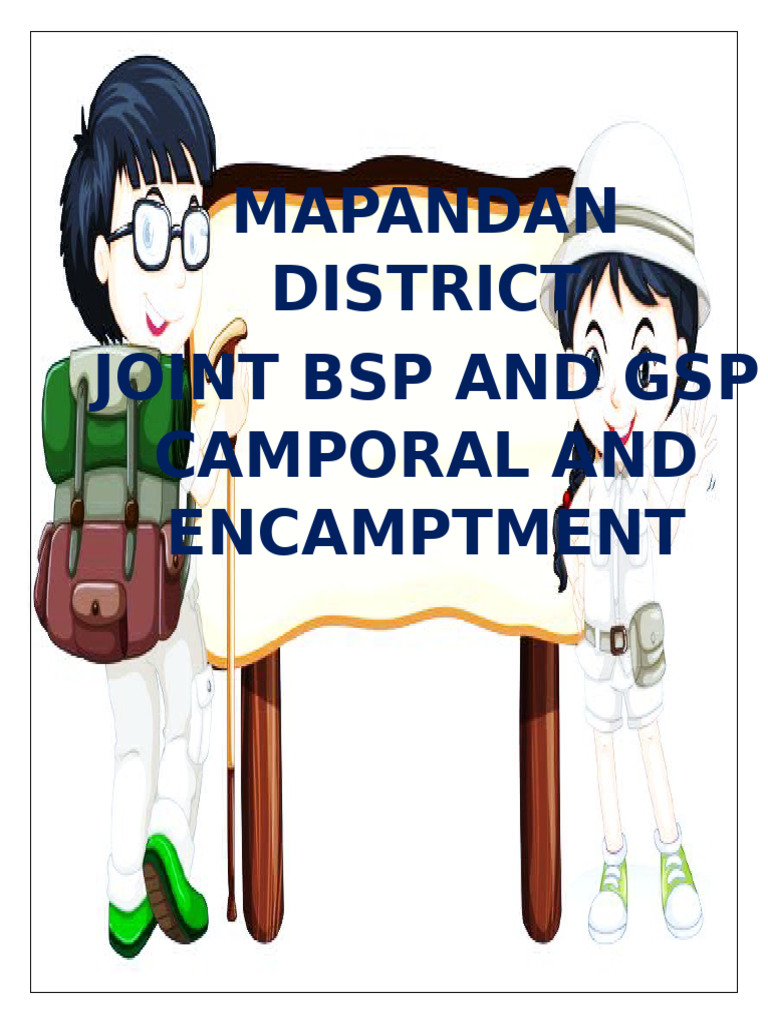 Joint BSP and GSP Camporal Program | PDF