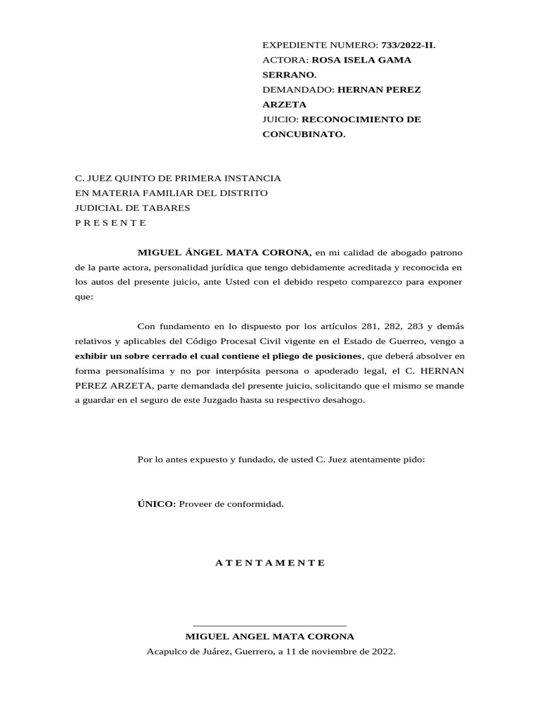 Pliego de Posiciones hERNAN | PDF | Justicia | Crimen y violencia