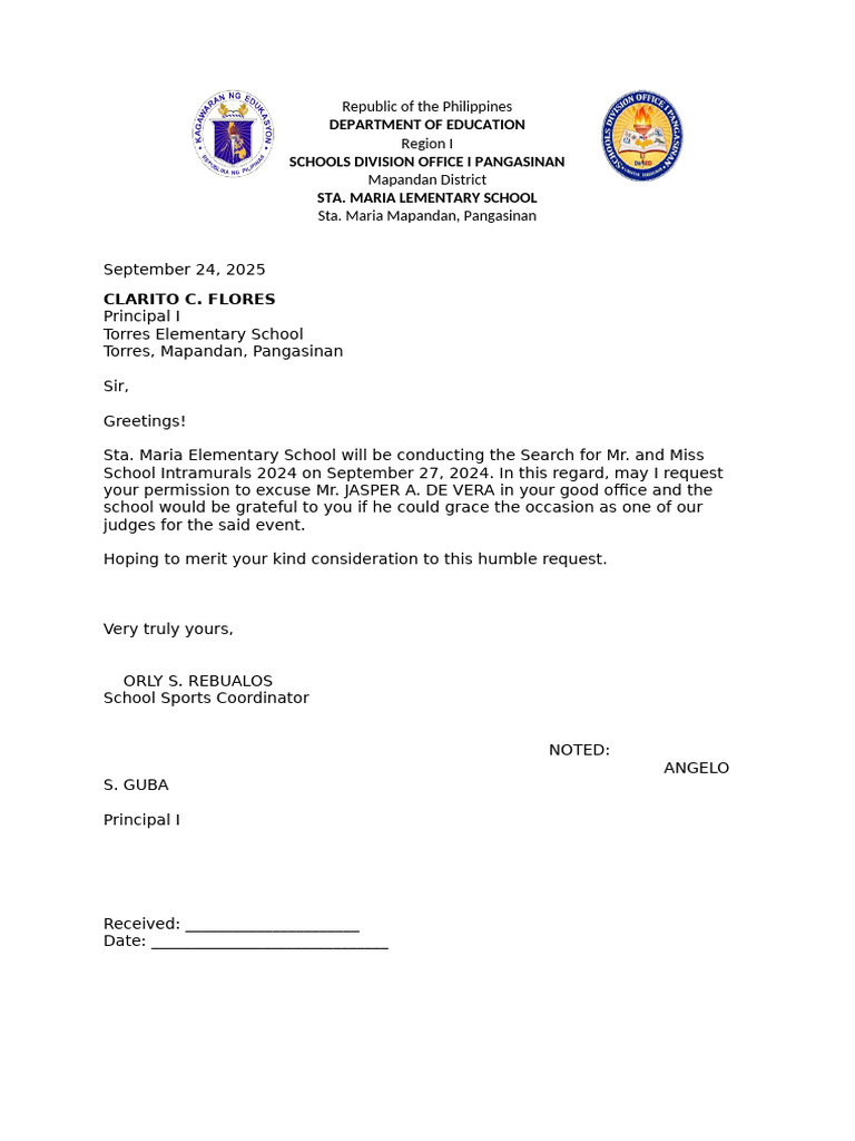 PERMISSION LETTER-INTRAMS | PDF