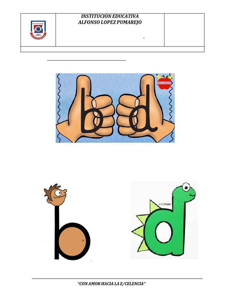 Plan de Mejoramiento Uso de La B y La D | PDF