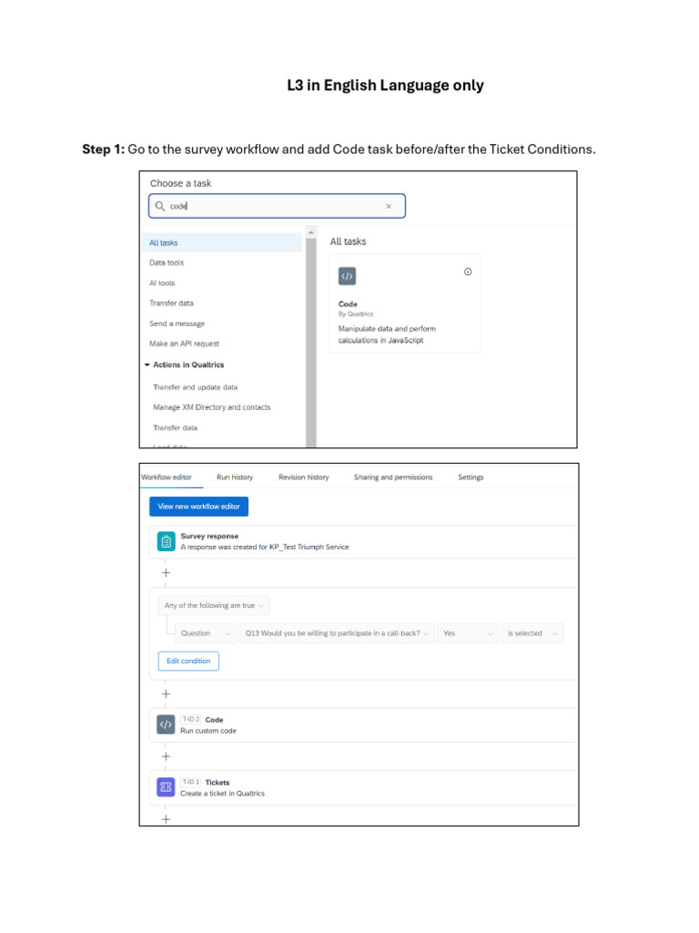 Process For L3 Translation in Tickets | PDF