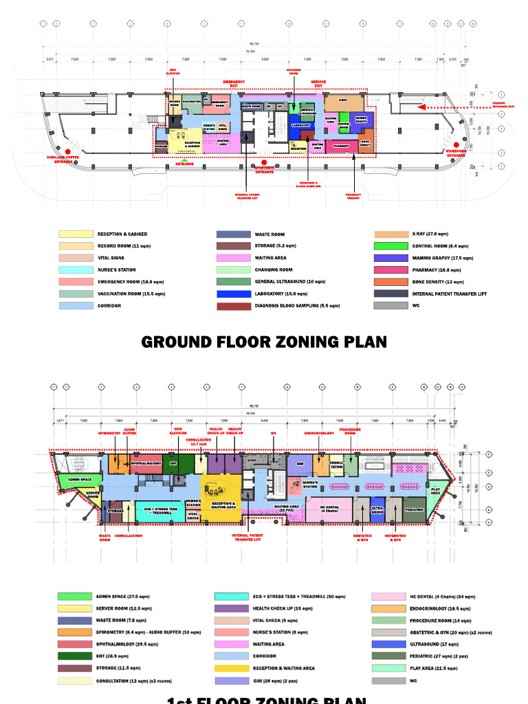 Zoning Layout - d5 Clinic | PDF