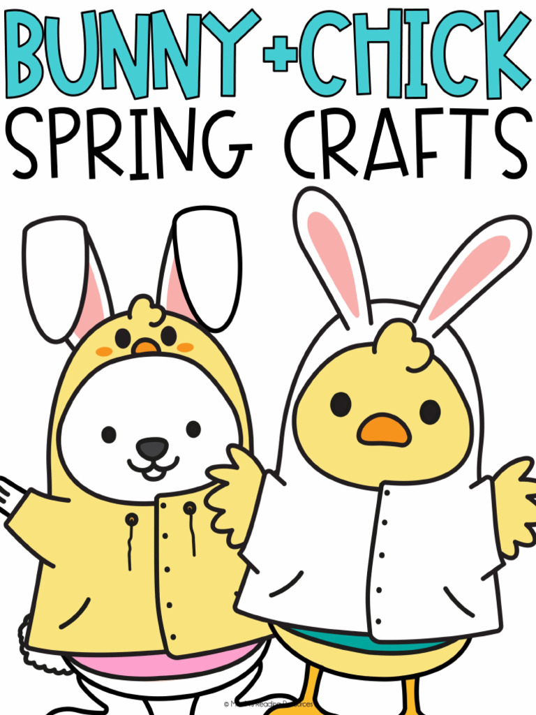 Bunny + Chick Crafts | PDF