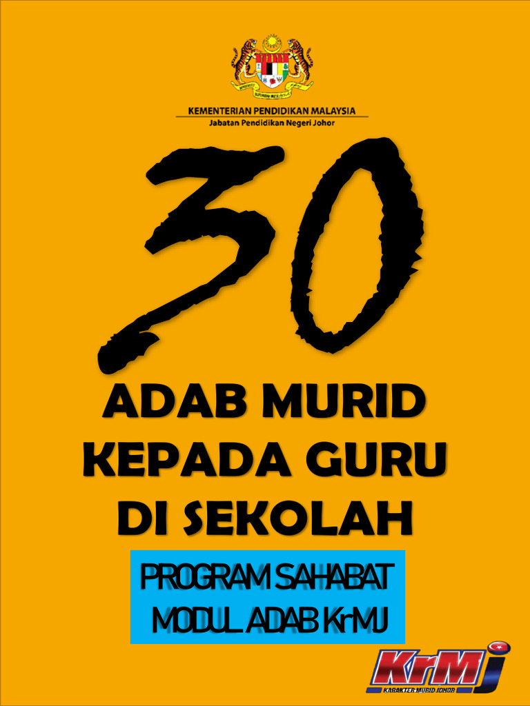 INFOGRAFIK ADAB HORMATI GURU KRMJ 2.0 | PDF